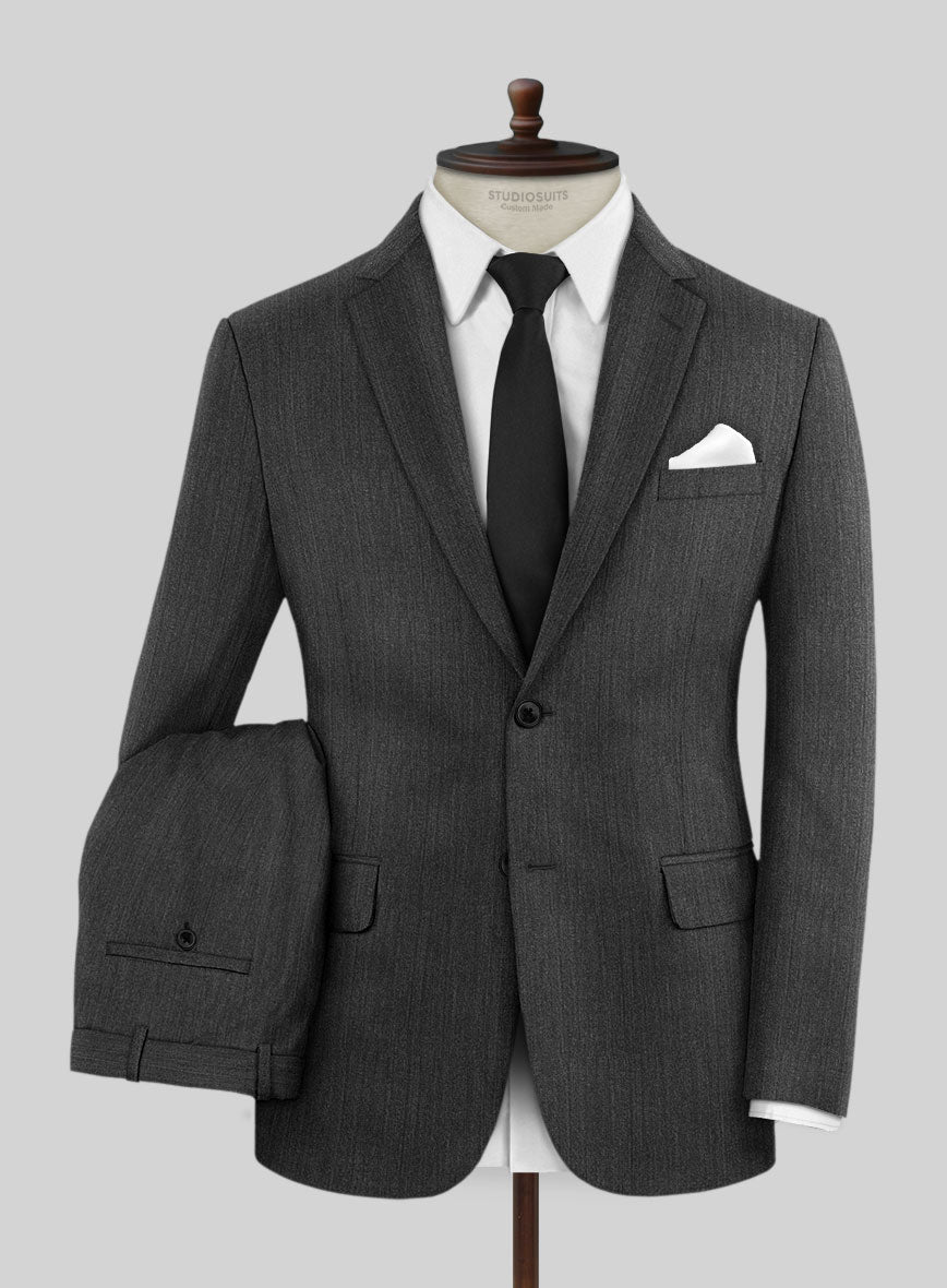 Marco Stretch Iron Gray Wool Suit – StudioSuits