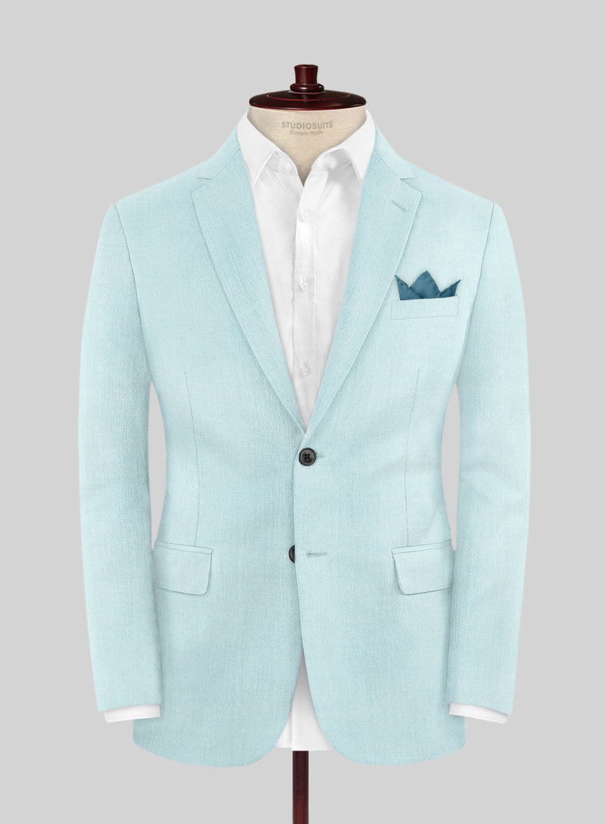 Marco Stretch Light Blue Wool Suit – StudioSuits