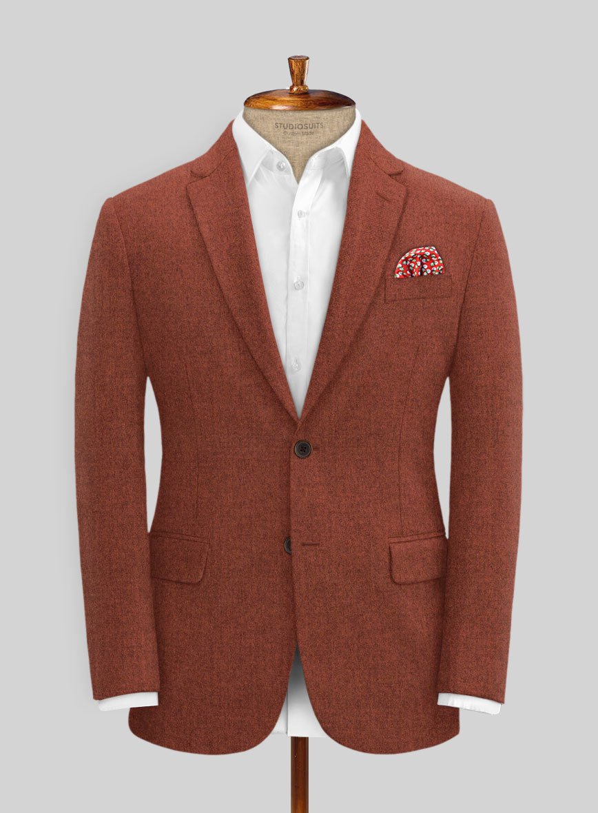 Melange Titan Rust Tweed Suit – StudioSuits