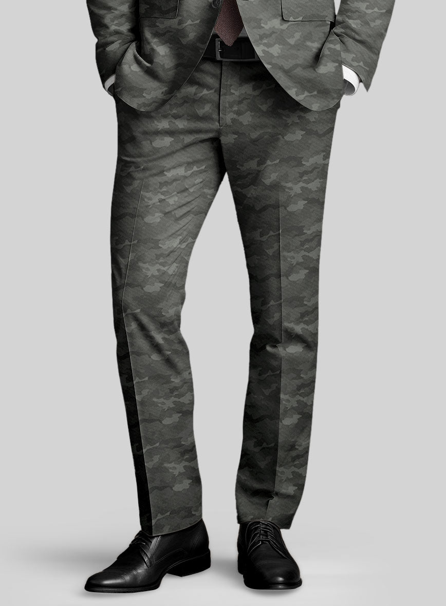 Modern Gray Camo Pants – StudioSuits