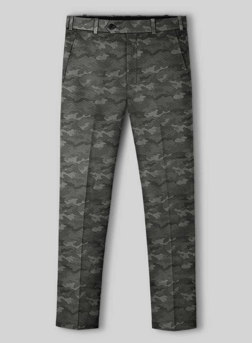 Modern Gray Camo Pants – StudioSuits