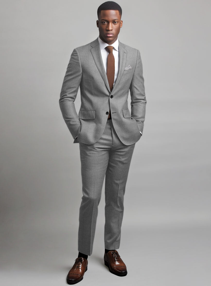 Muted Gray Glen Suit – StudioSuits