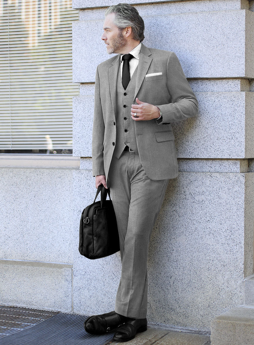 Muted Gray Glen Suit – StudioSuits