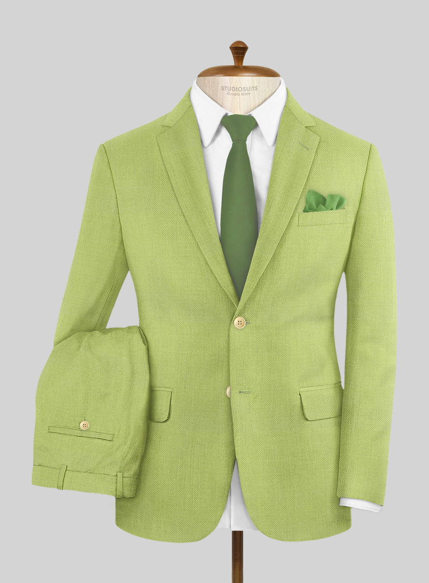 Muted Neon Green Suit – StudioSuits