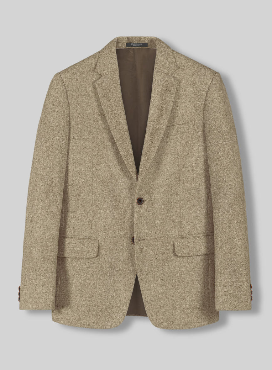 Naples Barista Beige Tweed Jacket – StudioSuits