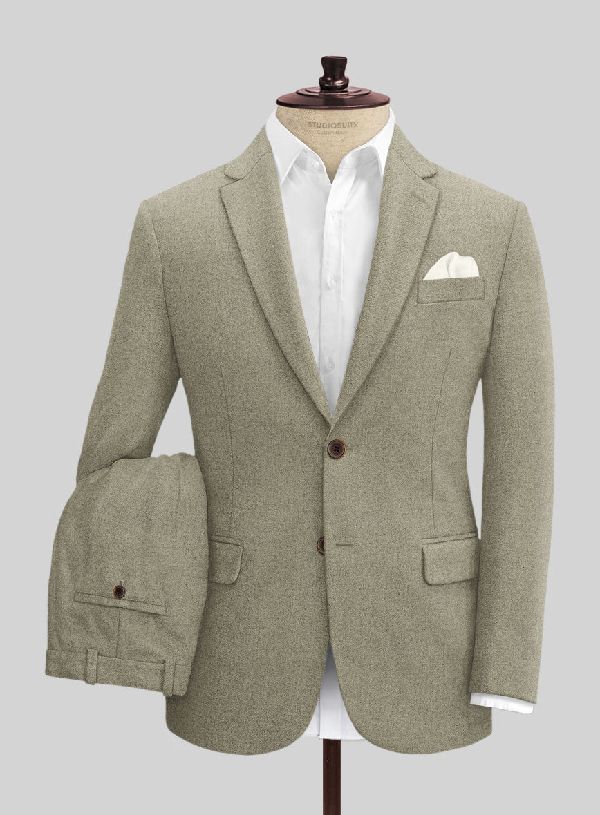Naples Greige Tweed Suit – StudioSuits