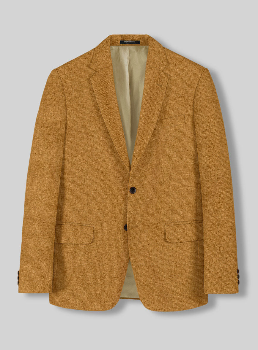Naples Yellow Tweed Jacket – StudioSuits