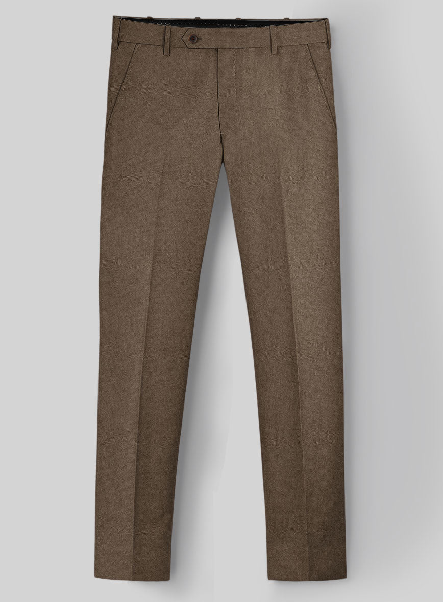 Napolean Brown Wool Pants – StudioSuits