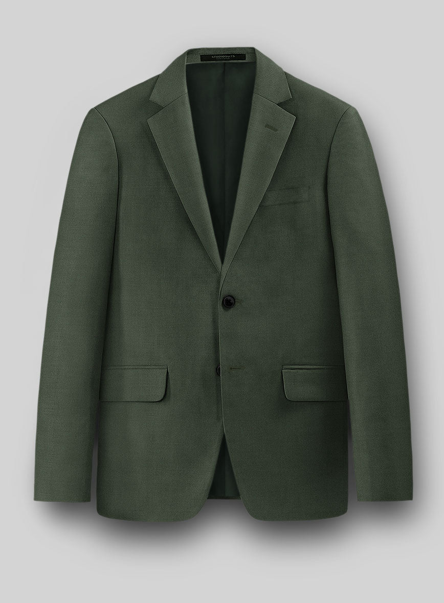 Napolean Military Green Wool Jacket – StudioSuits