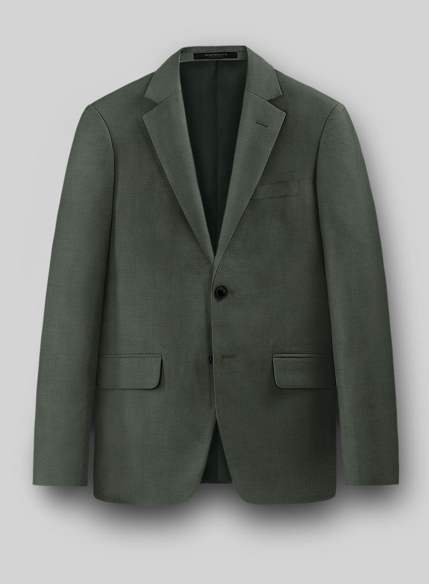 Napolean Military Green Wool Jacket – StudioSuits