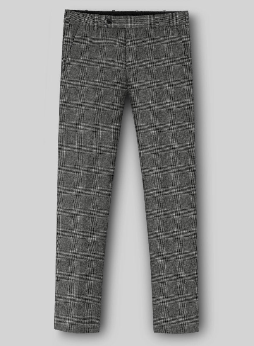 Napolean Porter Prince Of Wales Gray Wool Pants – StudioSuits