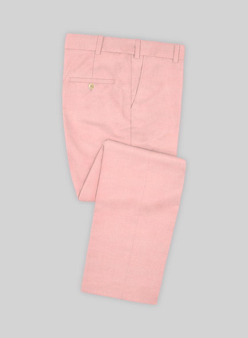 Napolean Runway Pink Wool Pants – StudioSuits