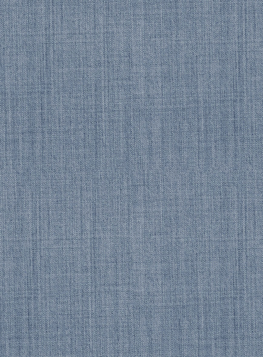 Napolean Stretch Light Blue Wool Pants – StudioSuits