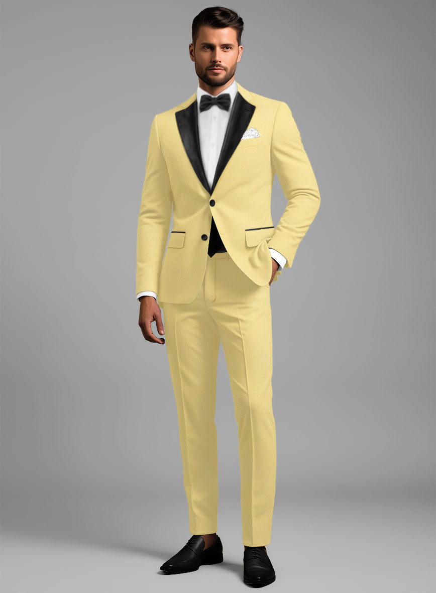Napolean Yellow Tuxedo Suit – StudioSuits