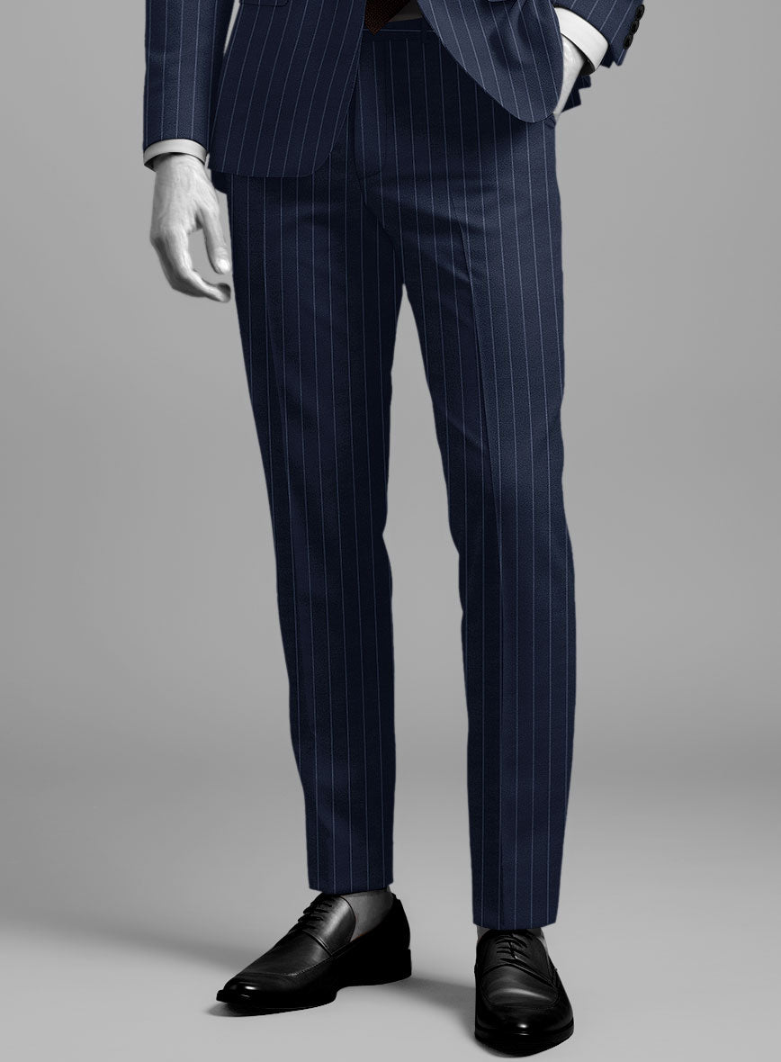 Napolean Broadway Blue Wool Suit – StudioSuits