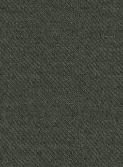Napolean Military Green Wool Pants – StudioSuits