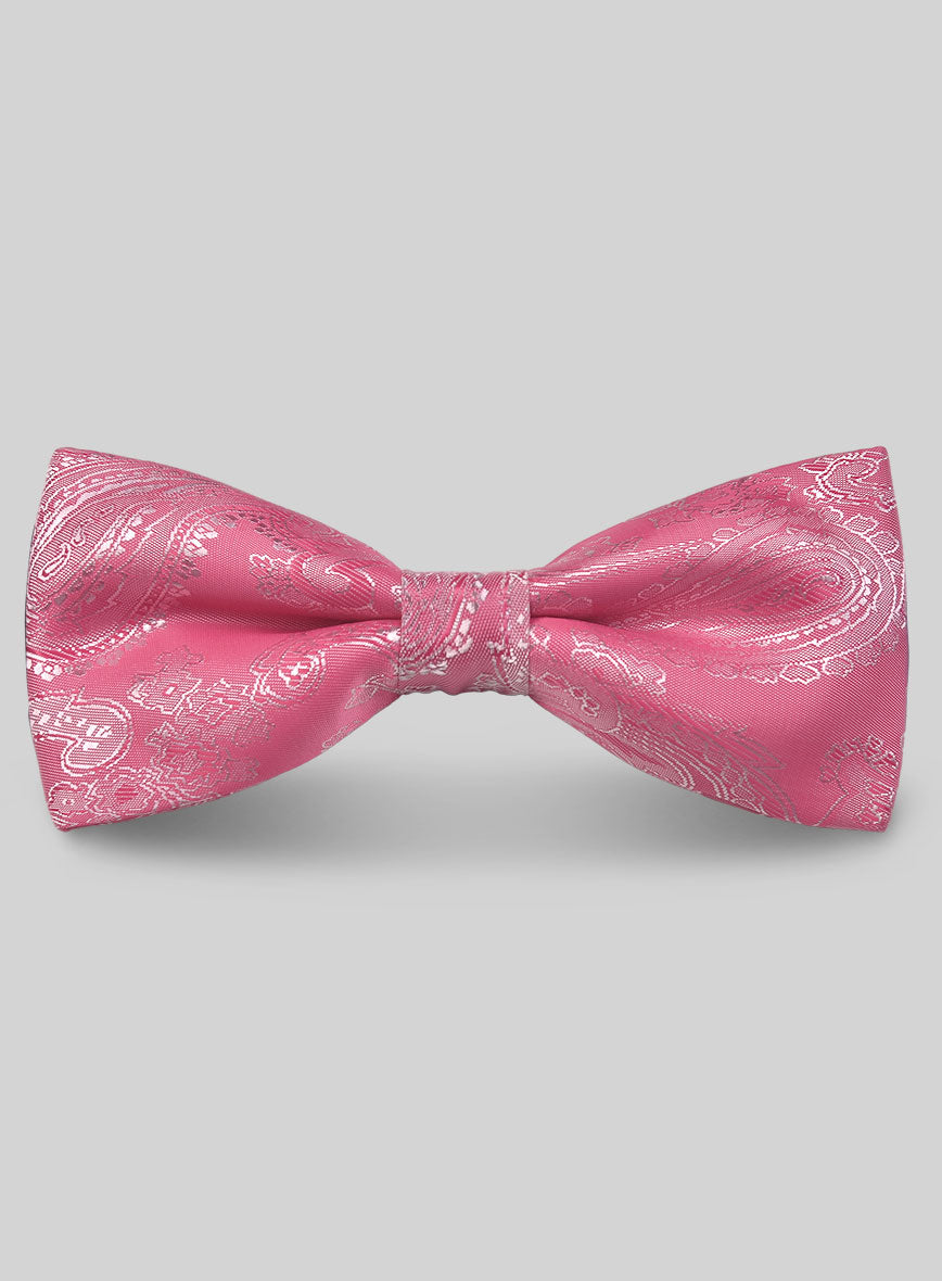 Paisley Cuban Pink Tie – StudioSuits