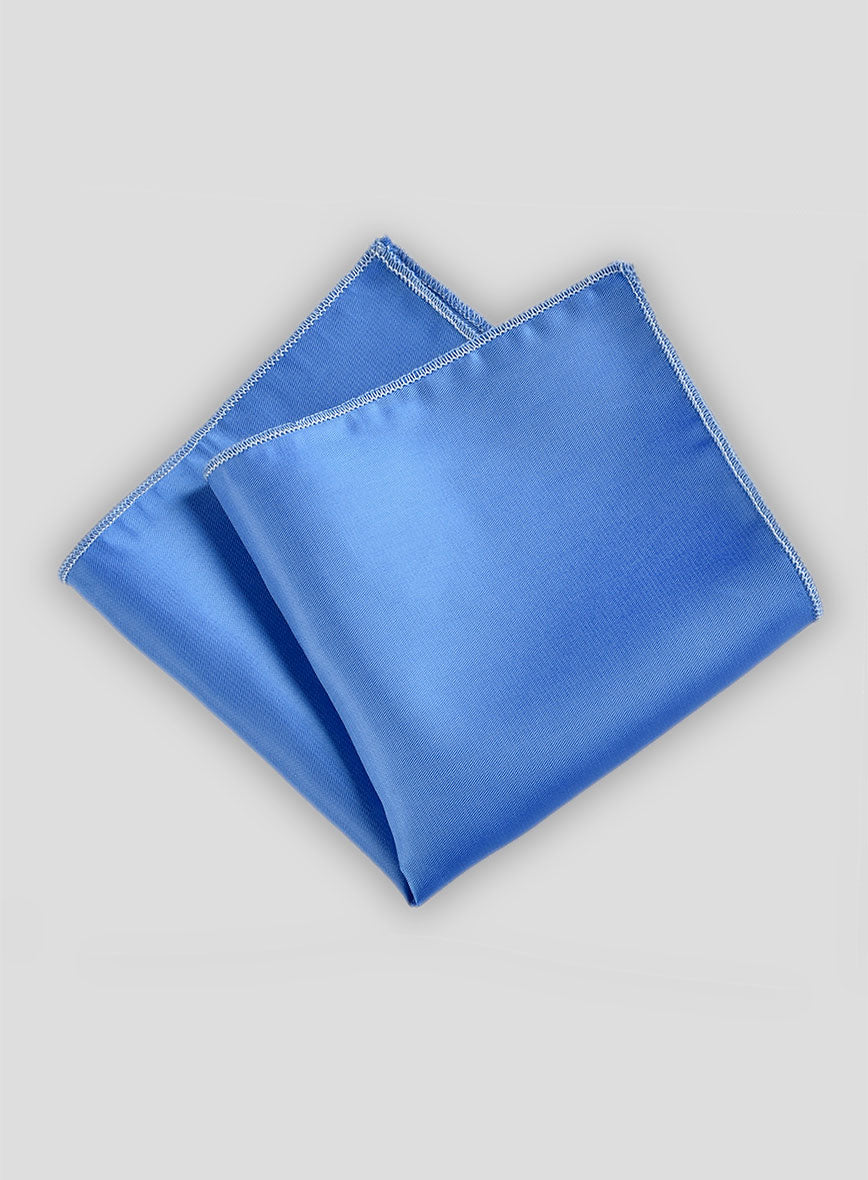 Satin Pocket Square - Electric Blue – StudioSuits