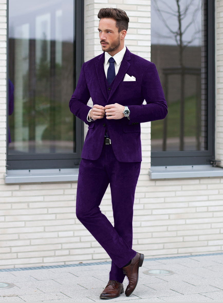 Purple Velvet Suit – StudioSuits