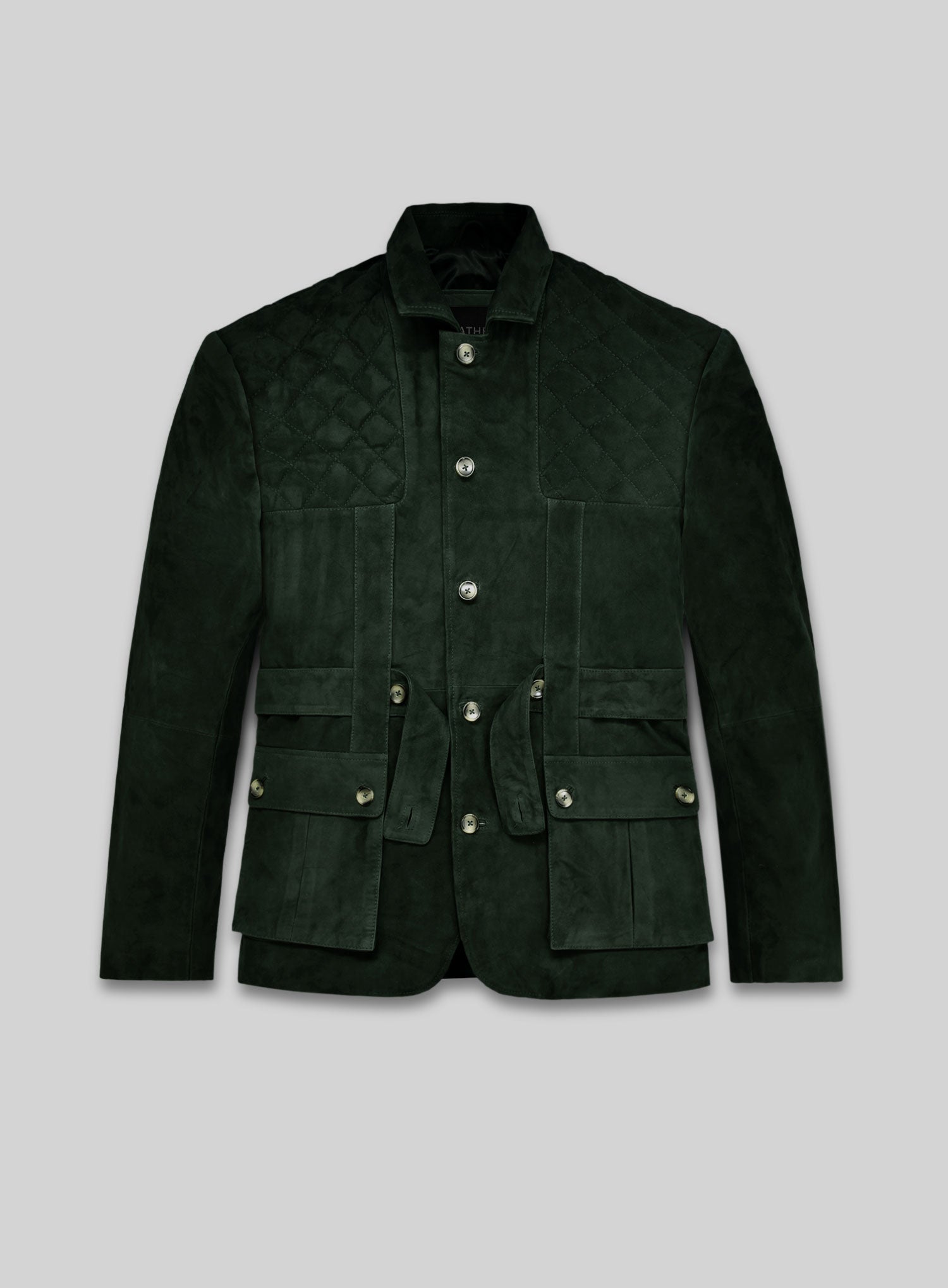 Safari Forest Suede Leather Blazer – StudioSuits