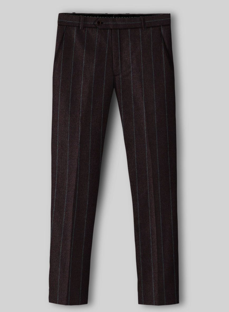 Sartori Fulgencia Dark Wine Soft Tweed Pants – StudioSuits