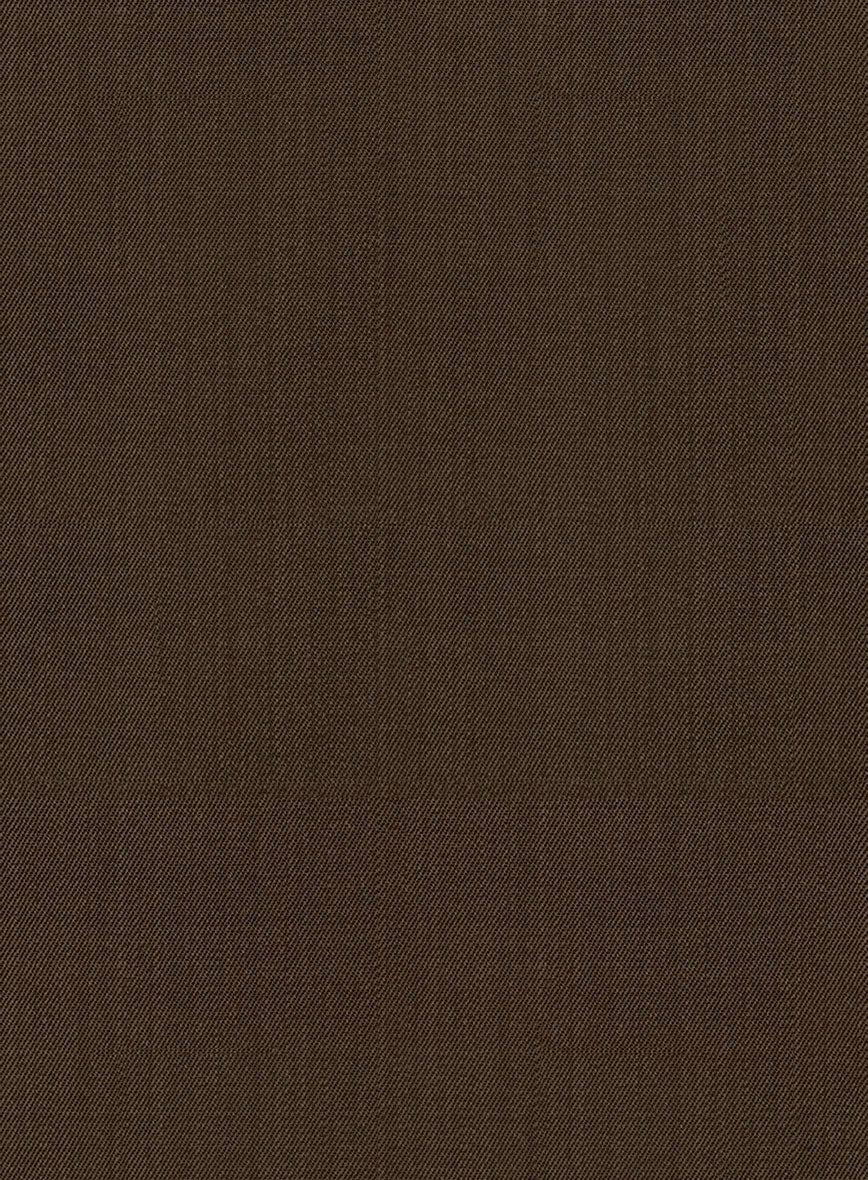 Scabal Brown Wool Suit – StudioSuits