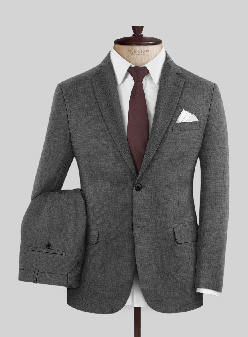 Scabal Cosmopolitan Gray Wool Suit – StudioSuits