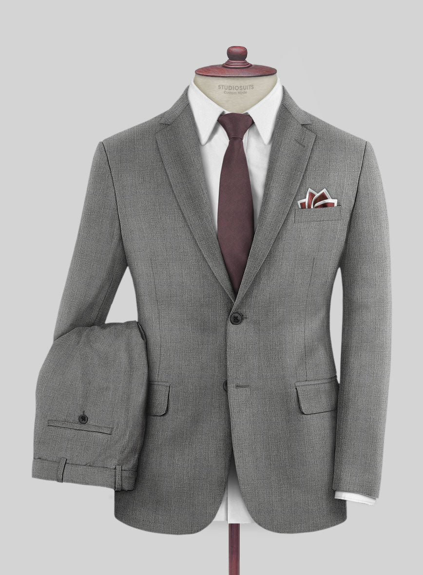 Scabal Hidal Checks Gray Wool Suit – StudioSuits