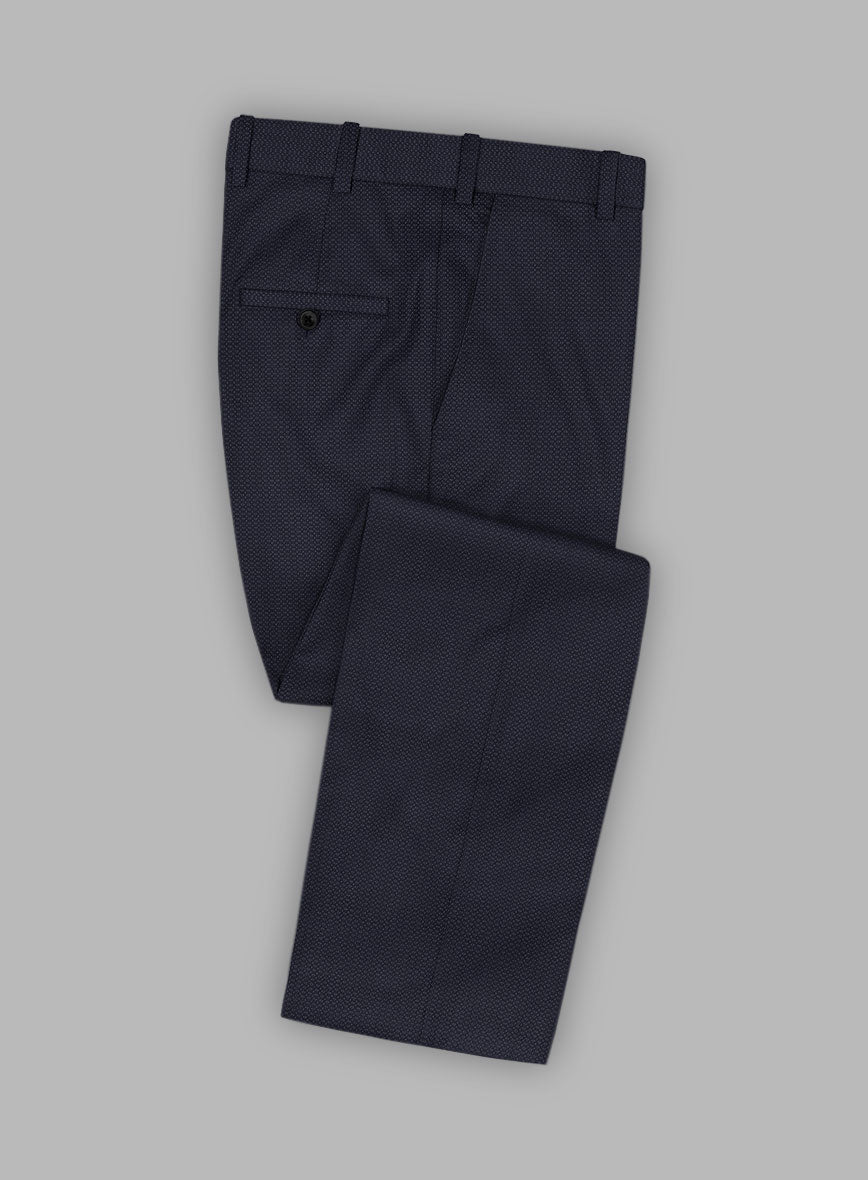 Scabal Tornado Blasi Blue Wool Pants – StudioSuits