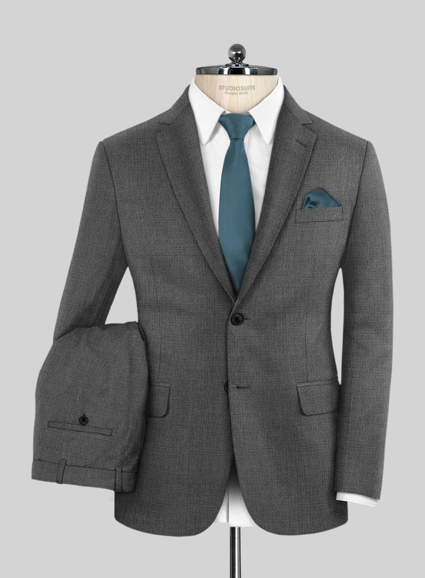 Scabal Tornado Pin Check Black Wool Suit – StudioSuits