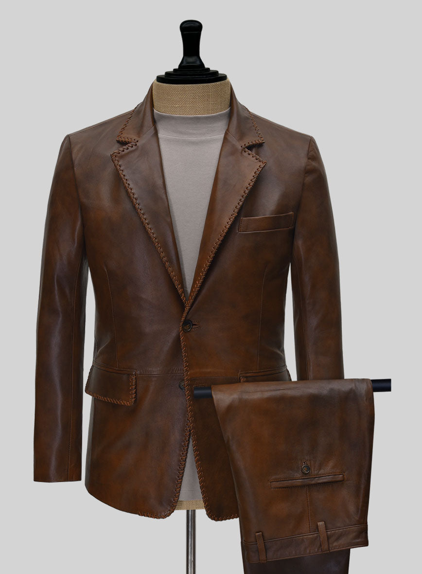 Spanish Brown Medieval Leather Suit – StudioSuits