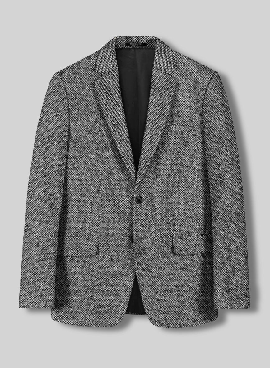 Sussex Weave Gray Tweed Jacket – StudioSuits