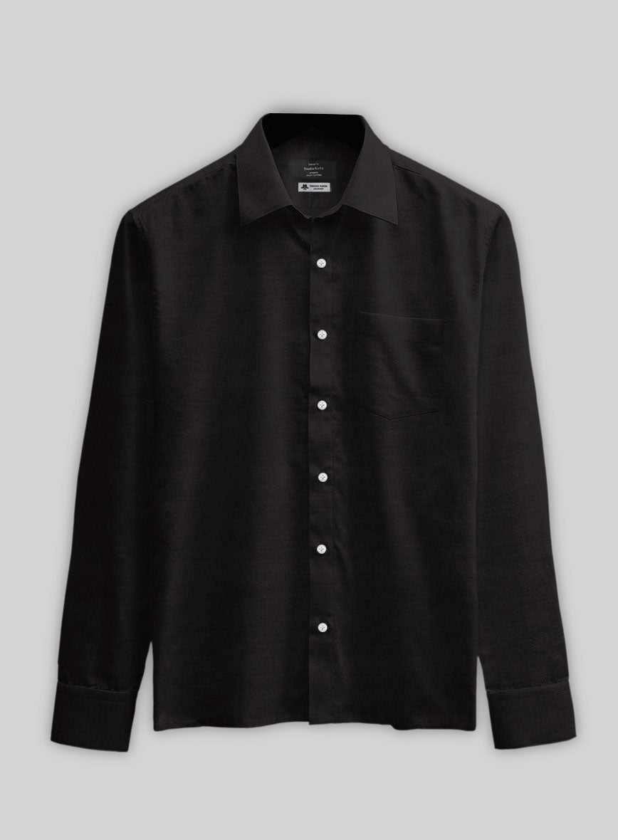 Thomas Mason Black Shirt – StudioSuits