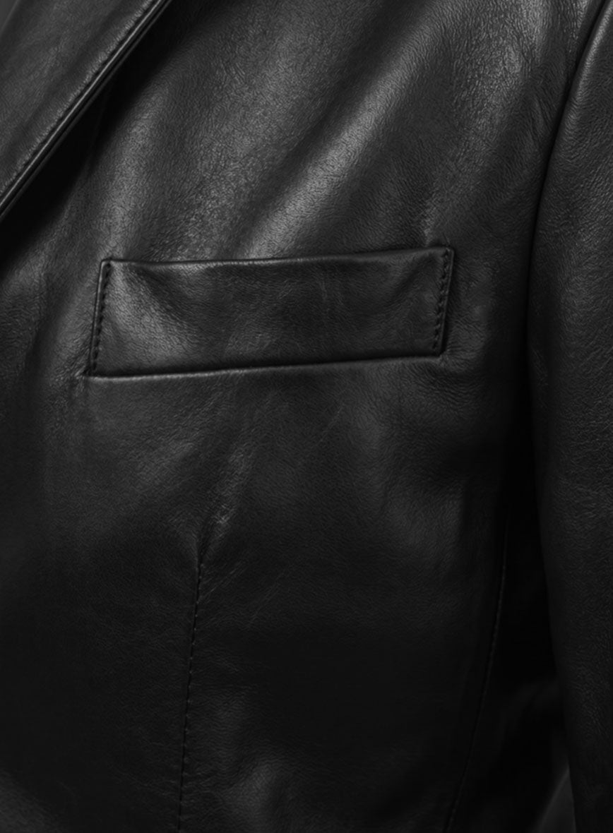 Women's Leather Blazer – StudioSuits