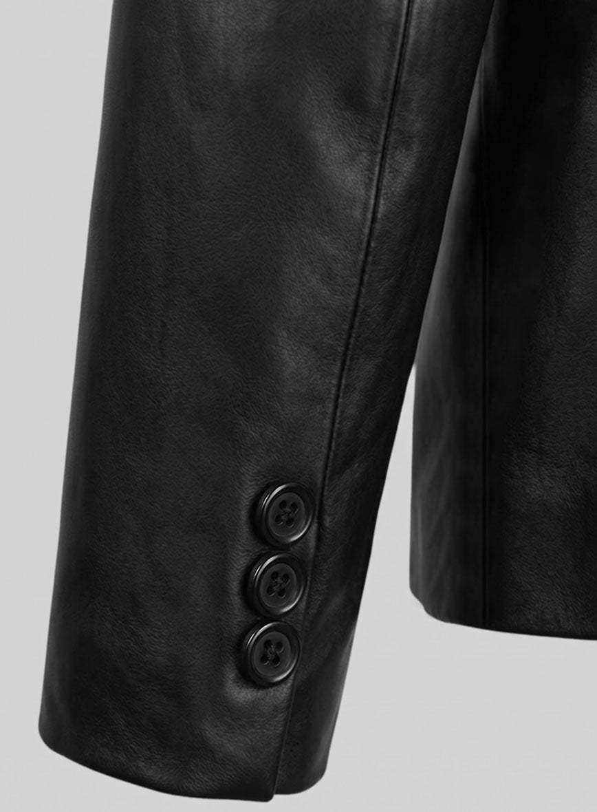 Women's Leather Blazer – StudioSuits