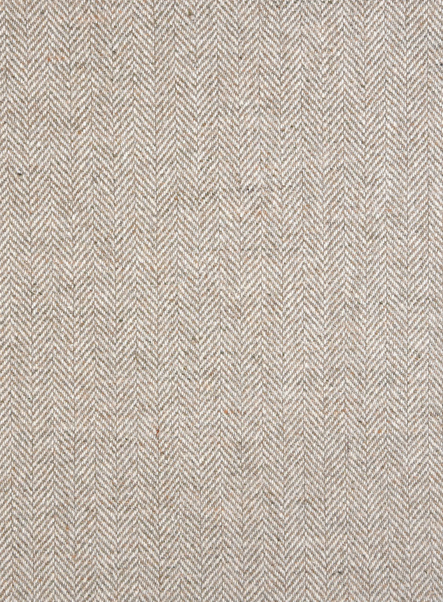 Vintage Herringbone Light Beige Tweed Suit – StudioSuits