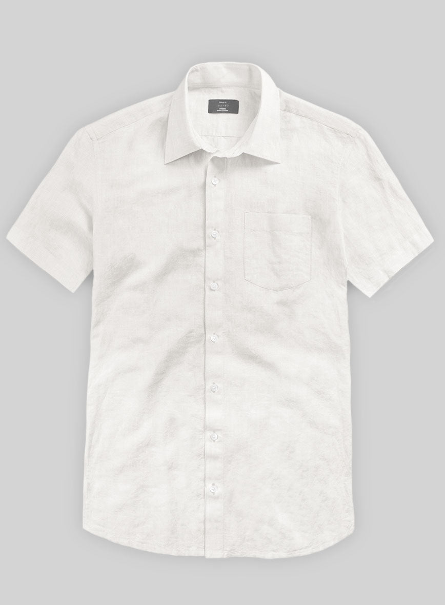 Washed Cream Linen Shirt – StudioSuits