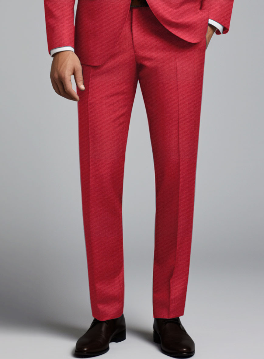 Wool Red Pants – StudioSuits