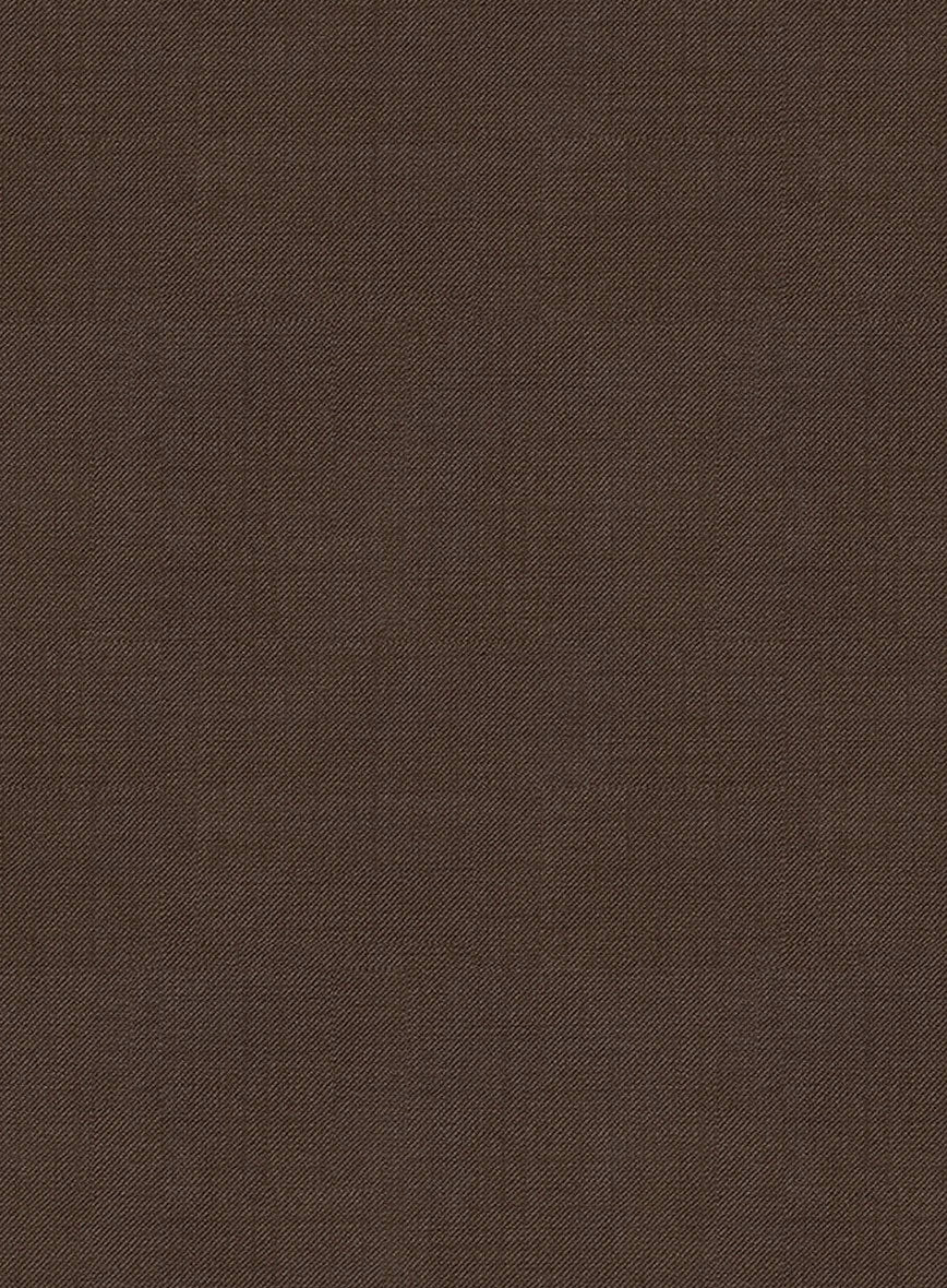 Worsted Brown Wool Jacket – StudioSuits