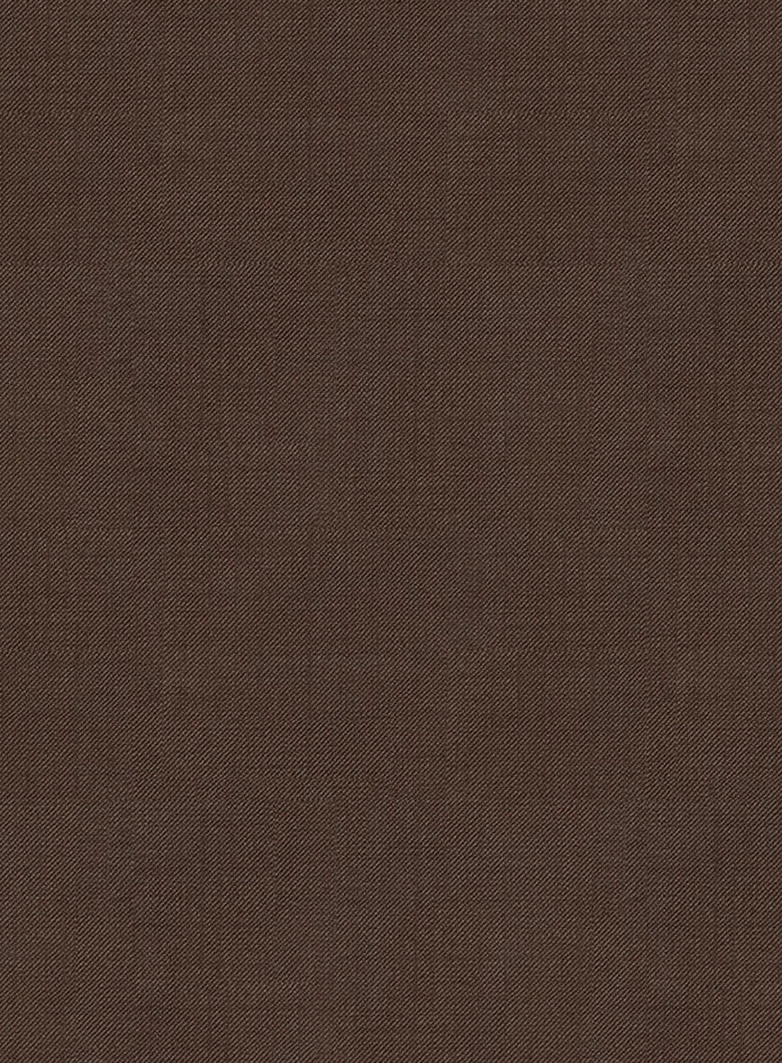 Worsted Brown Wool Ivory Bar Jacket – StudioSuits