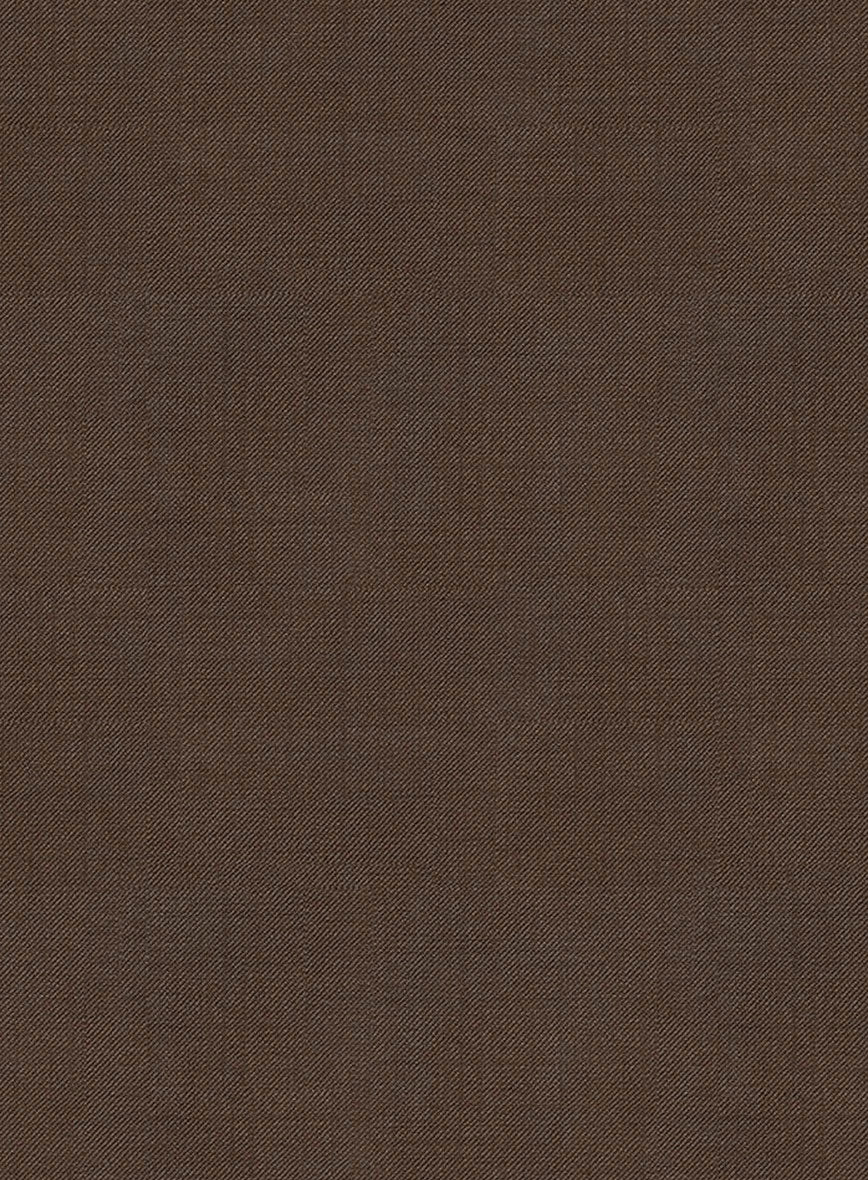 Worsted Brown Wool Ivory Bar Jacket – StudioSuits