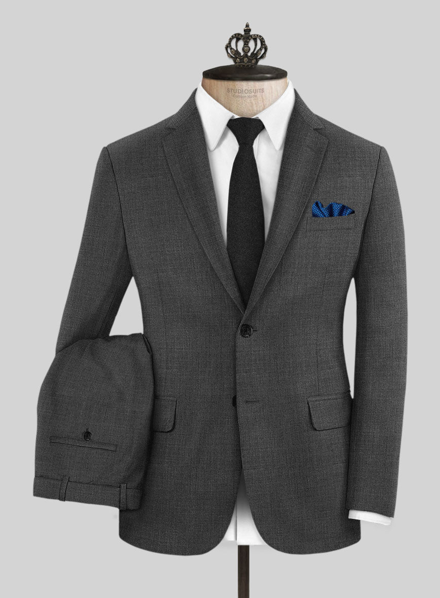 Bristol Gray Sharkskin Suit – StudioSuits