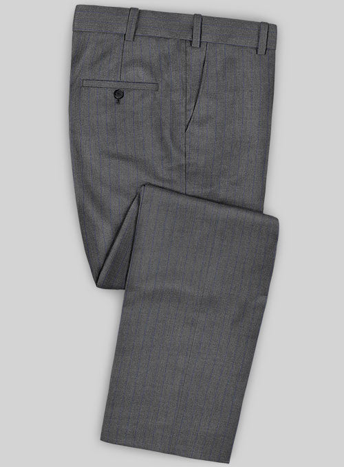 Caccioppoli Sun Dream Cisko Gray Wool Silk Pants – StudioSuits