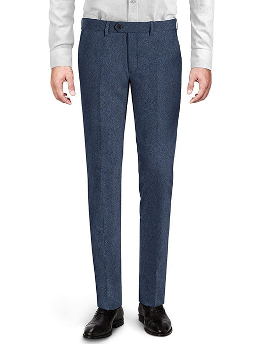 Empire Blue Tweed Pants – StudioSuits