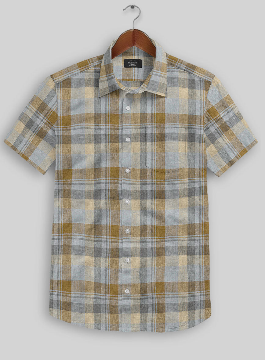 Enly Checks Linen Shirt – StudioSuits