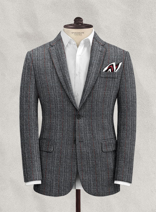 Harris Tweed Welsh Gray Jacket – StudioSuits