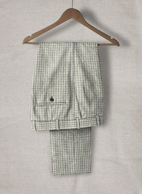 Houndstooth Light Gray Tweed Suit – StudioSuits