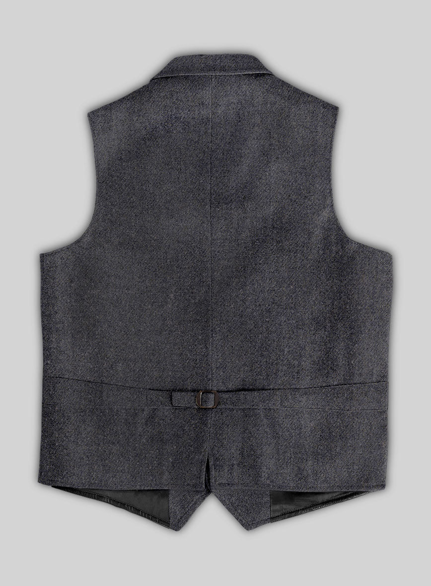 Highlander Charcoal Tweed Hunting Vest – StudioSuits
