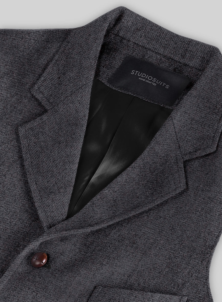 Highlander Charcoal Tweed Hunting Vest – StudioSuits