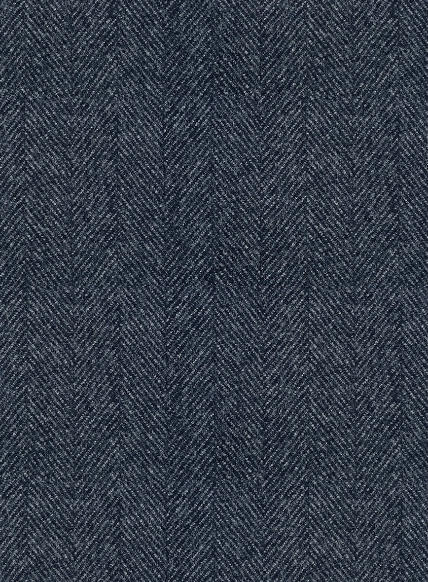 Highlander Heavy Blue Herringbone Tweed Hunting Vest – StudioSuits